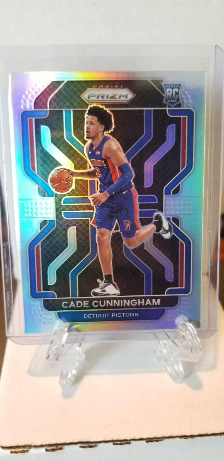 CADE CUNNINGHAM 2021-22 PANINI PRIZM SILVER PRIZM ROOKIE RC #282 HOT ...