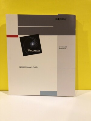 HP A5983-90001 Visualize Workstations B2000 Owner's Guide | eBay