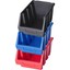 TOOL ORGANISER BIN PLASTIC KIT STORAGE WALL UNIT PARTS BINS SHELVING ...