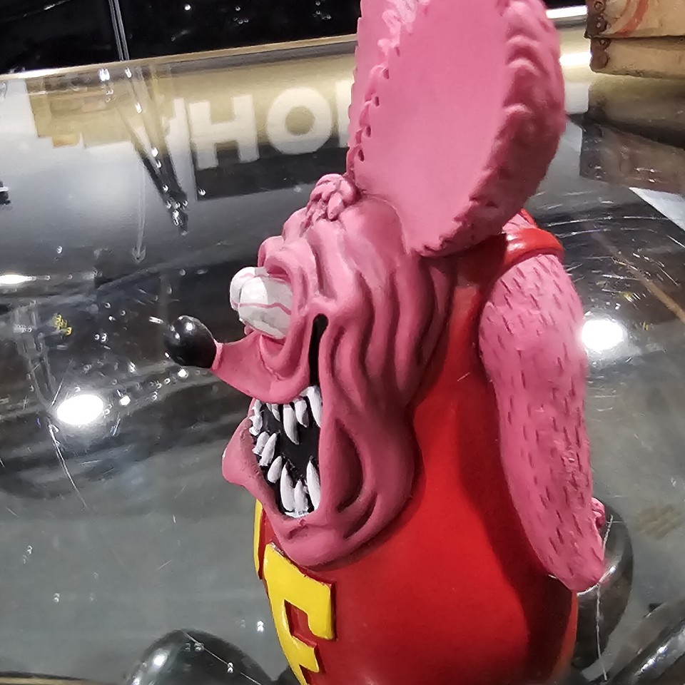 Cast Resin Ed Big Daddy Roth RAT FINK Shift Knob vtg style Hot Rod ...