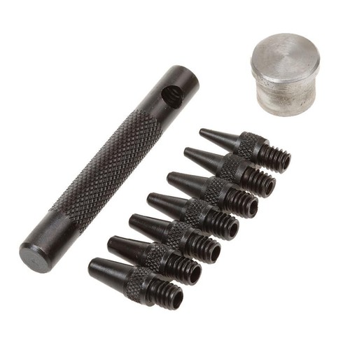 Set Leather Craft Oval Punch Handle Tool Kits Set | eBay