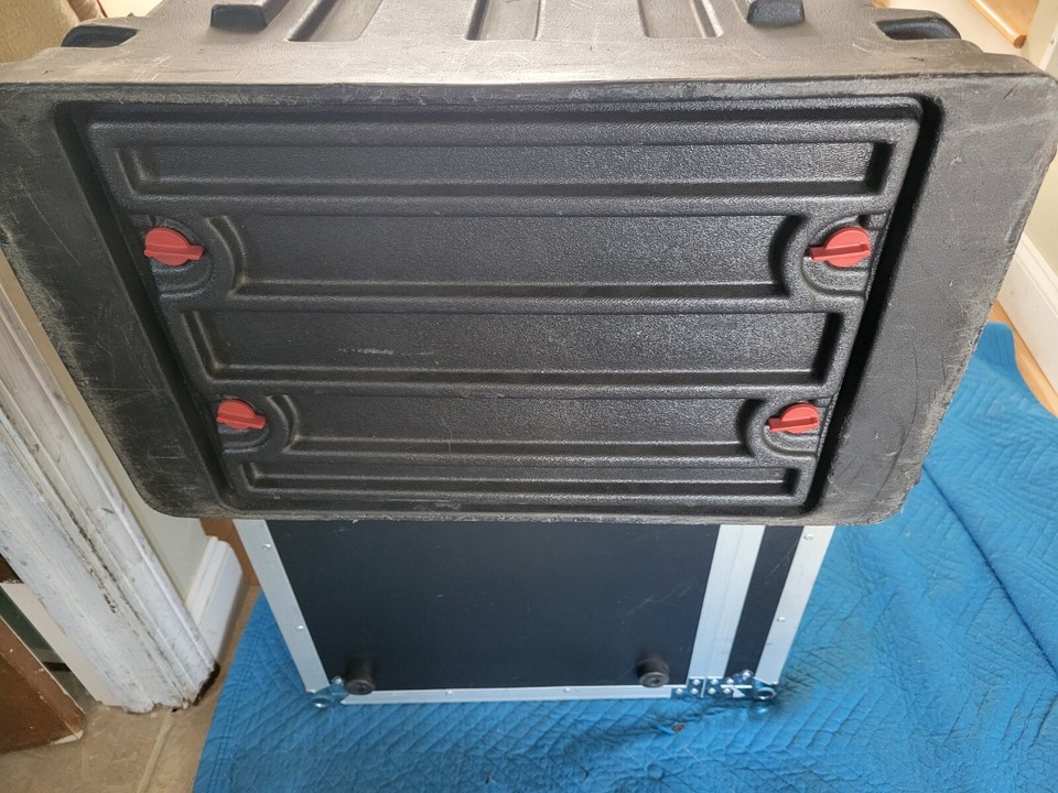 SKB Roto Rack Case 6 Space Outboard Gear Live Pro Audio DJ Effects Road ...