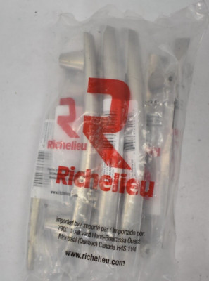 Lot of 10 Richelieu Bar Cabinet Pulls 5-1/16" Center To Center Brushed ...