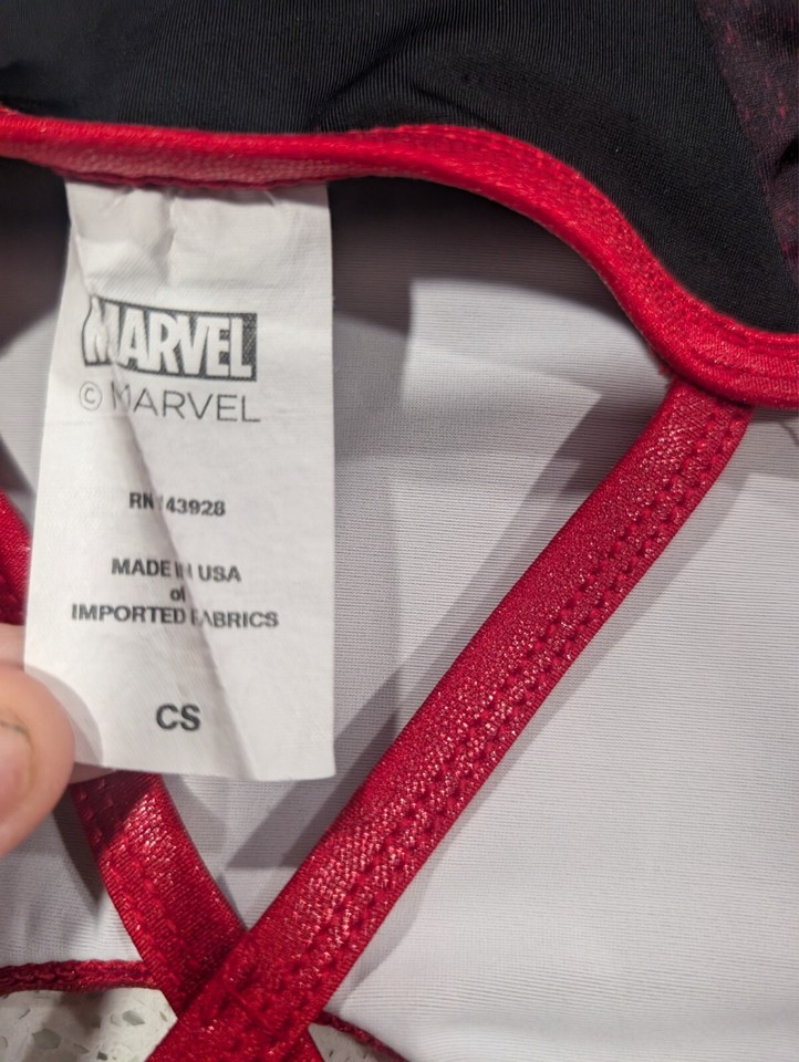 MARVEL Comics GK Elite Child SMALL CS Gymnastics Dance leotard STRAPPY ...