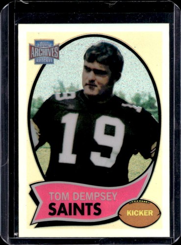 2001 Topps Archives Reserve Tom Dempsey #77 Saints | eBay.de