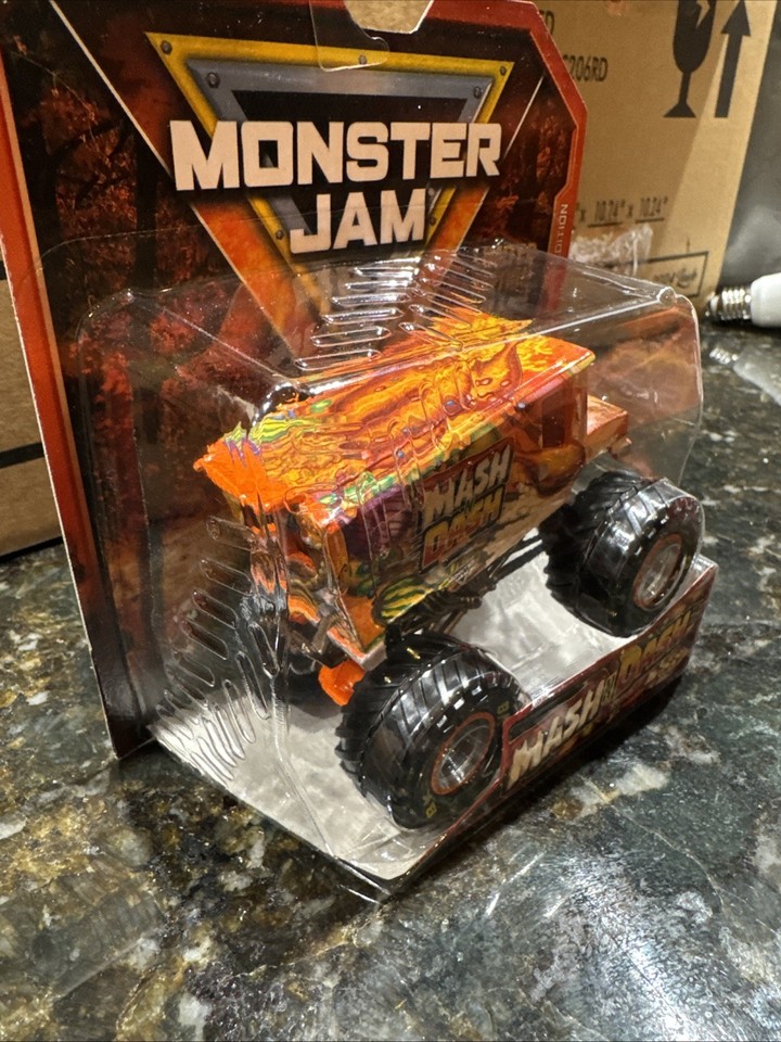 Spin Master 2025 Monster Jam Mash-n-Dash Monster Truck Limited Edition ...
