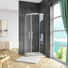 Offset Quadrant Shower Enclosures Base Tray Corner Entry Glass Panel ...