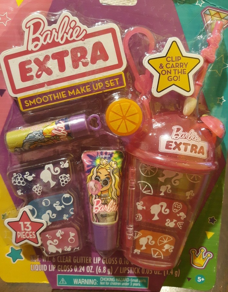 Barbie Extra Smoothie Makeup Set - Clup & Carry on the Go! | eBay