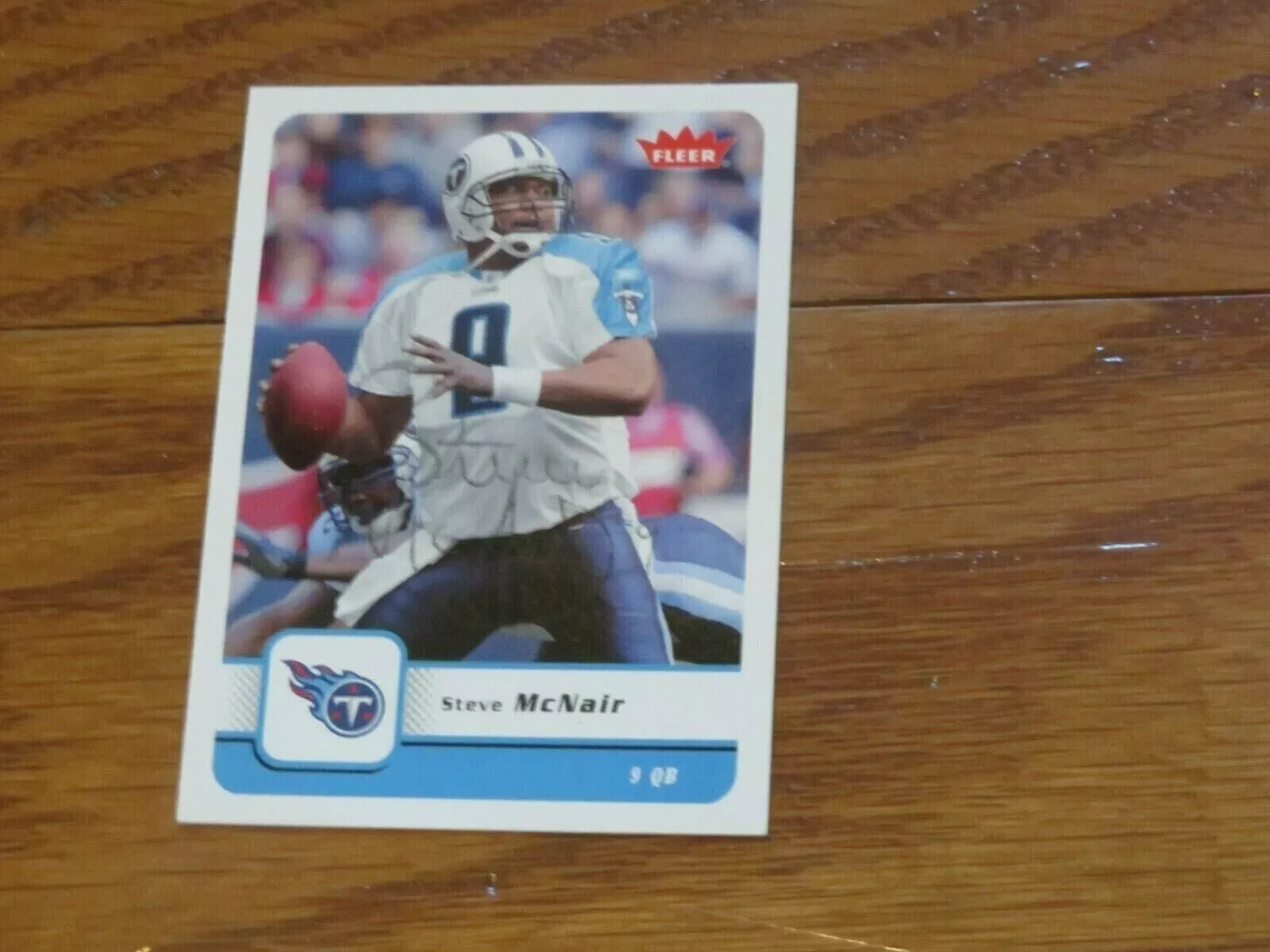 Steve McNair Autographed Hand Signed Tennessee Titans Card Fleer | eBay