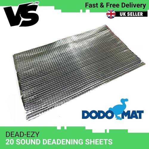 DODO MAT DEAD-EZY SOUND DEADENING INTERIOR VIBRATION PROOFING 20 SHEETS CAMPER | eBay UK