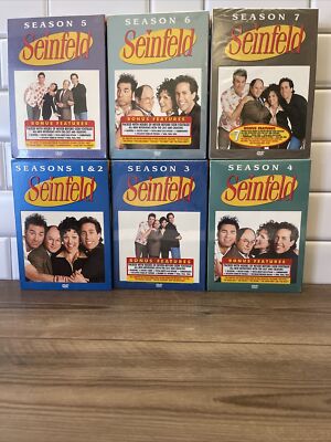 Seinfeld complete series dvd lot seasons 1 - 7 box sets volume 1 - 6 | eBay