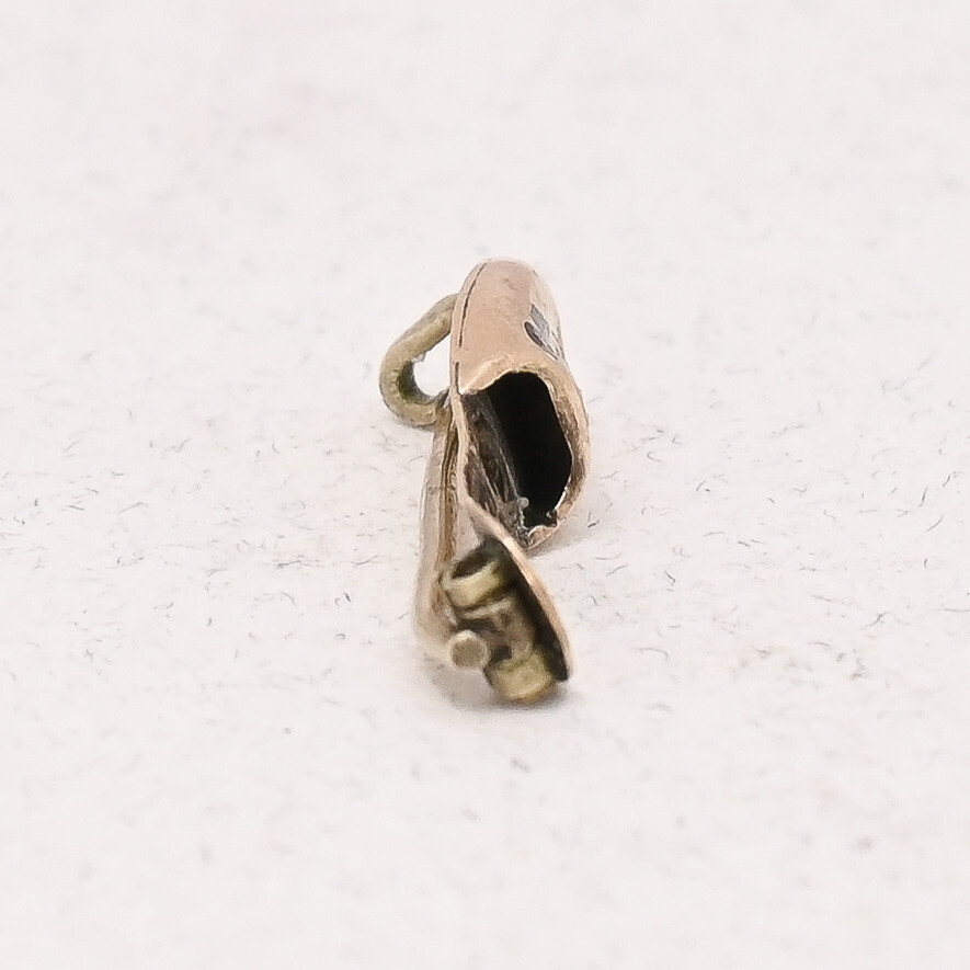 Antique Victorian 10k Yellow Gold Shoe Enamel Bow TINY Brooch Pin | eBay