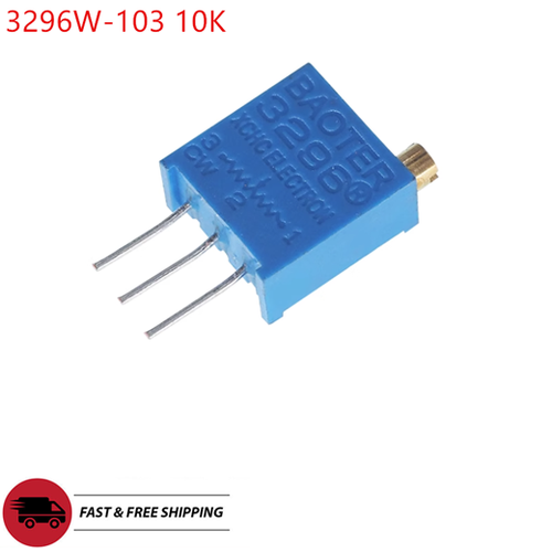 10PCS 3296W-103 3296 W 10K ohm Trim Pot Trimmer Potentiometer NEW | eBay