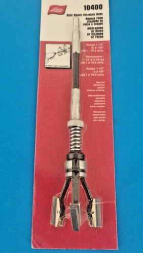 LISLE 10400 DISC BRAKE HONE SIZE 1 1/2" - 3 1/8" 38 to 79 mm BRAKE ...