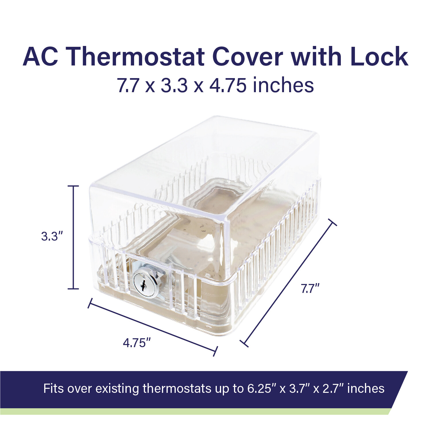 BISupply AC Thermostat Cover with Lock M 1pk - Wall AC Panel Lock Box ...