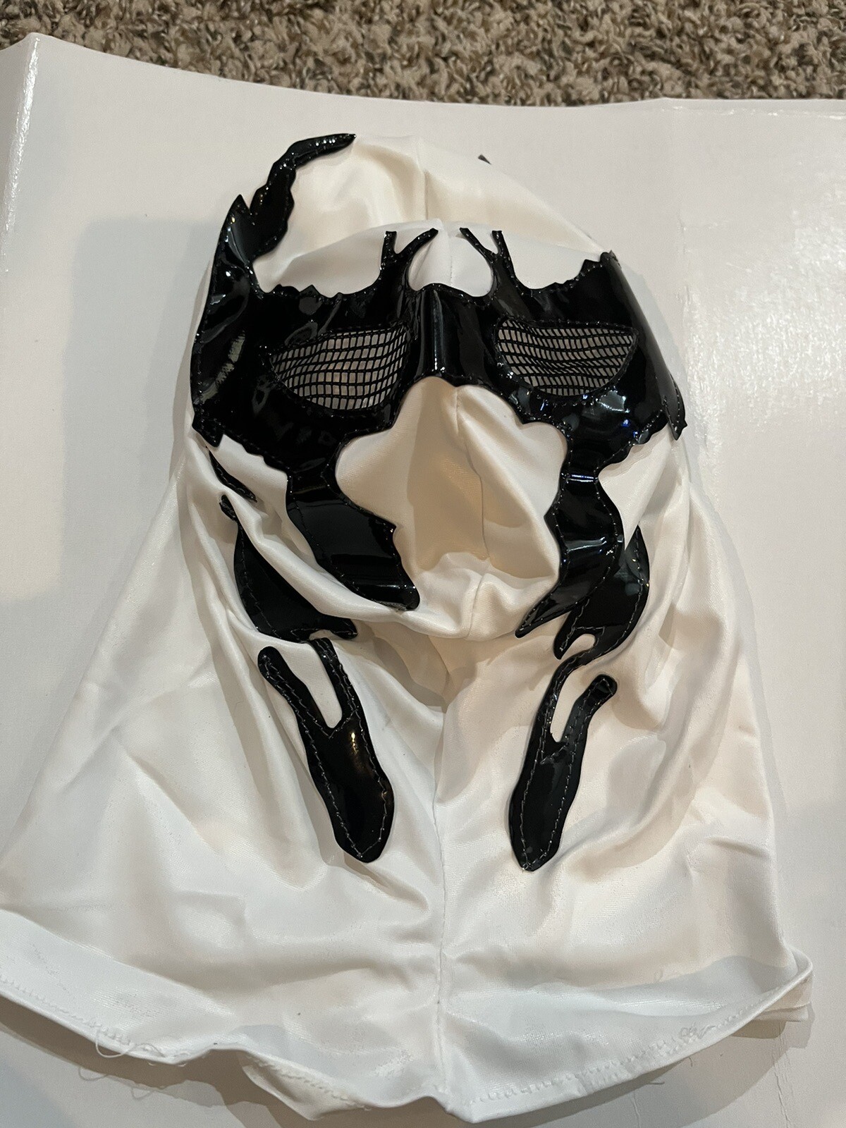 Bam Box Spider-Man Rorschach mask prop replica | eBay