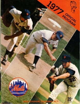 1977 New York Mets Official Program, vs Pittsburgh, Maybe April 23 & 24 ...