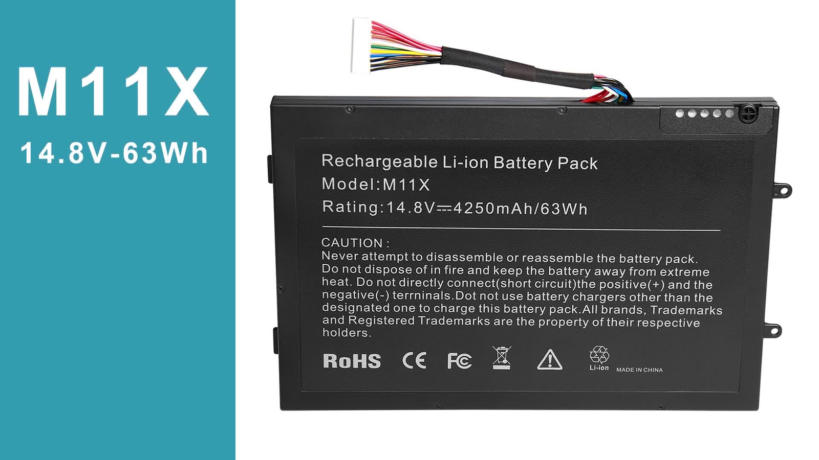 Battery For Dell Alienware M11x M14x R1 R2 PT6V8 KR-08P6X6 T7YJR P06T ...