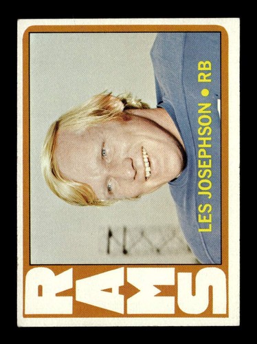 1972 Topps #247 Les Josephson Los Angeles Rams VG-EX+ Football Card ...
