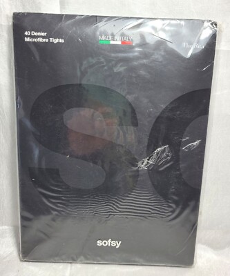 Sofsy Opaque Microfibre Pantyhose Made in Italy Rita 6 Chocolate XXL 40 ...