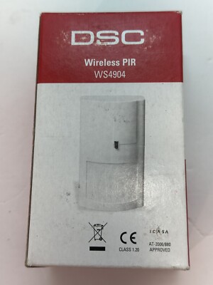 New DSC WS4904P Wireless Pet Immune PIR Motion Sensor, w/ Battery ...