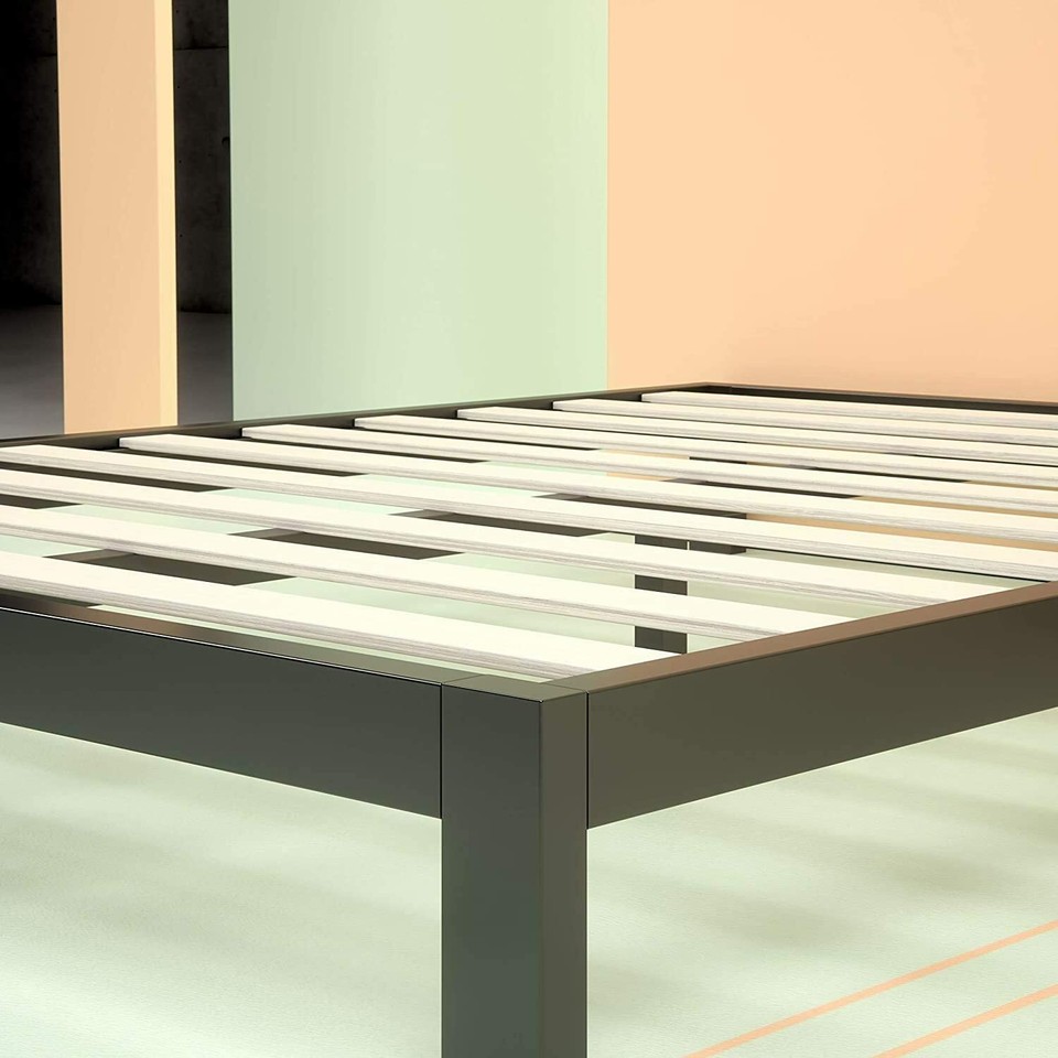 Zinus Arnav Modern Studio 26cm Platform 2000 Metal Bed Frame Double ...