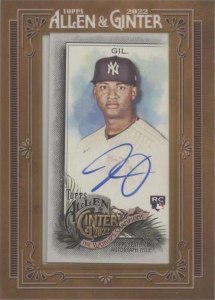 2022 Topps Allen & Ginter - Framed Mini Autographs #MA-LG Luis Gil (AU ...