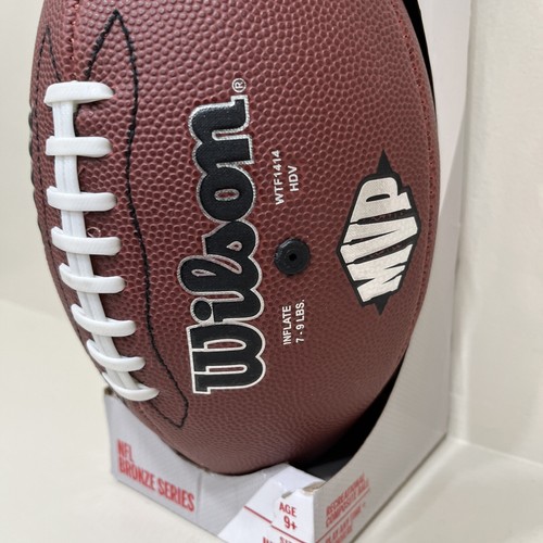 NEW Wilson Junior Size Football NFL MVP Tackified Composite - Model ...