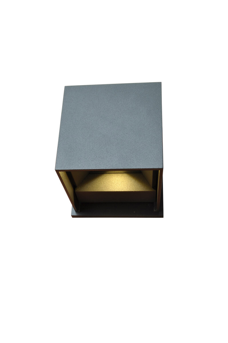 ET2 Contemporary Lighting E41308-SA Alumilux Cube Wall Sconce Satin Aluminum | eBay