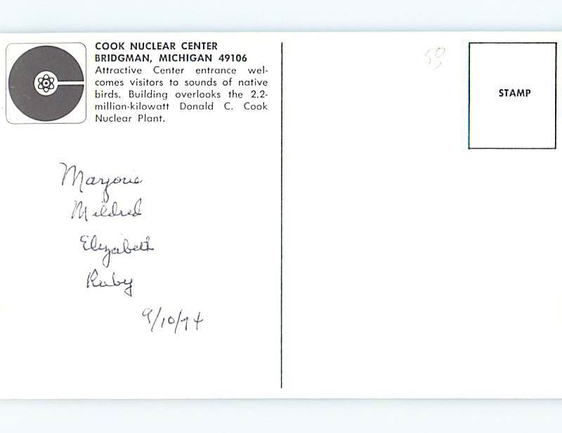 Unused Pre-1980 COOK NUCLEAR POWER PLANT Bridgeman Michigan MI 60k ...
