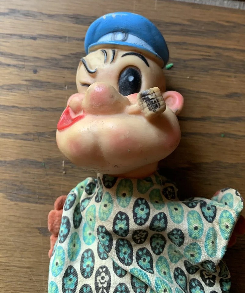 Popeye Hand Puppet Vintage Rare | eBay