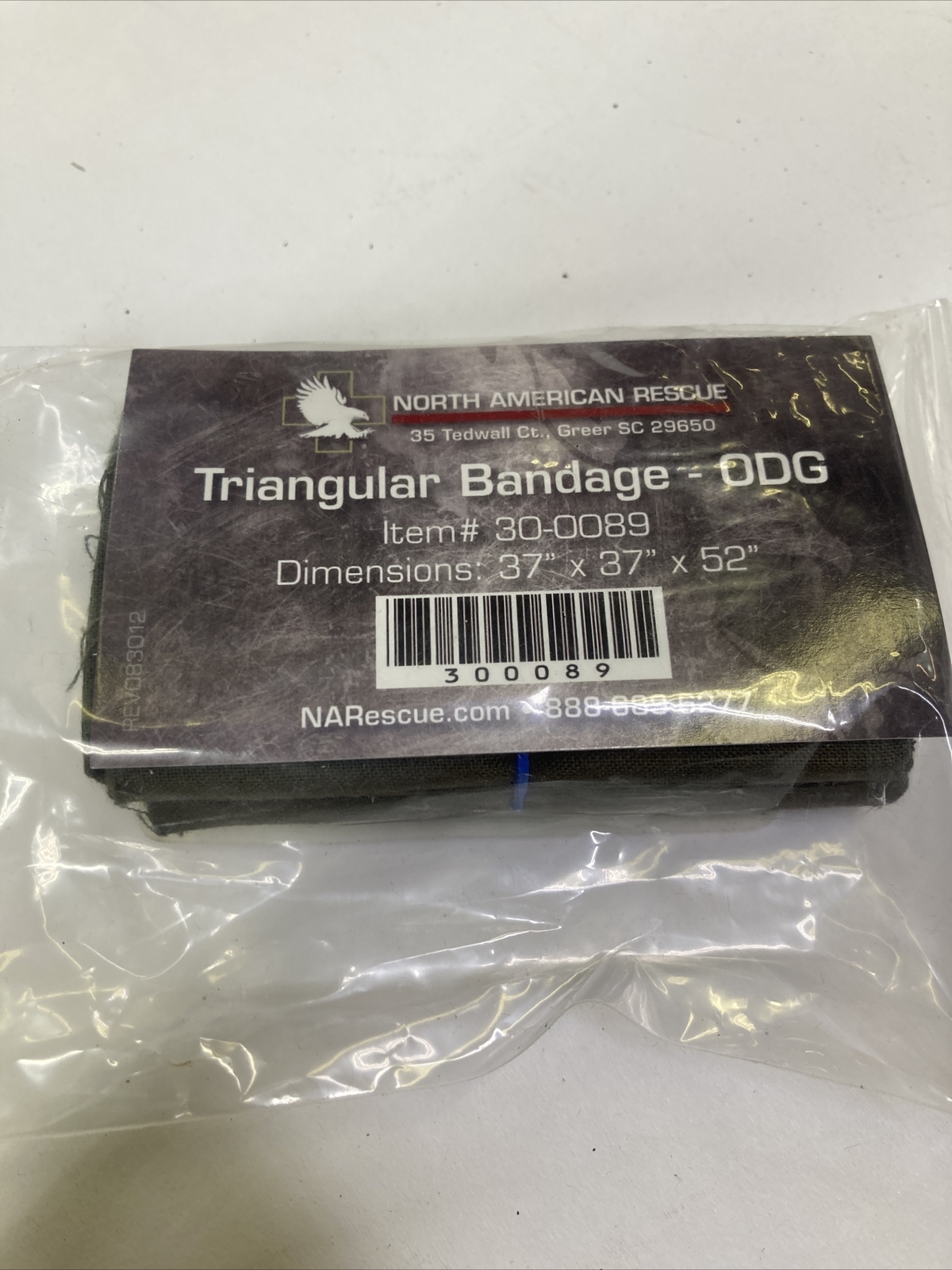 NAR GI Military Cravat Triangular Muslin Medic Bandage 37x37x52 6510-00 ...