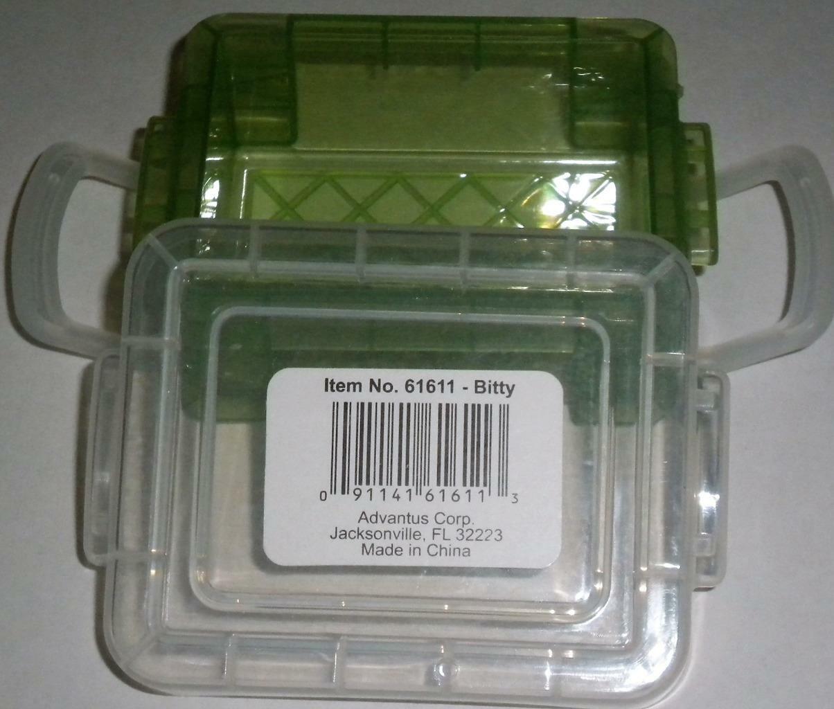 Super Stacker 3" x 2.5" x 1.25" Bitty Green Box Locking Lid Cropper ...