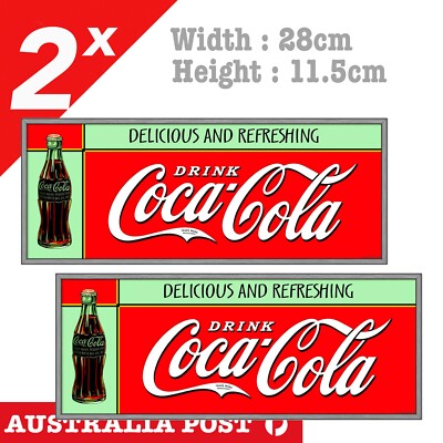 Coca Cola Vintage Retro Sign, Drink Fresh Coca Cola Vintage Style ...