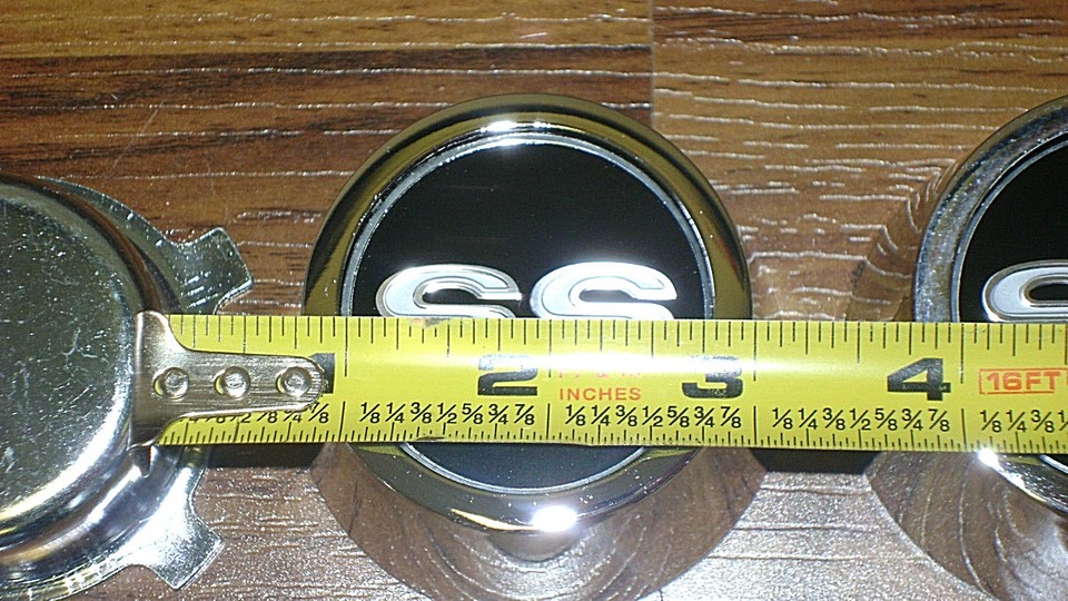 1969-70 Camaro Chevelle Nova SS Rally Wheel Center Caps Set 8pc Hub ...