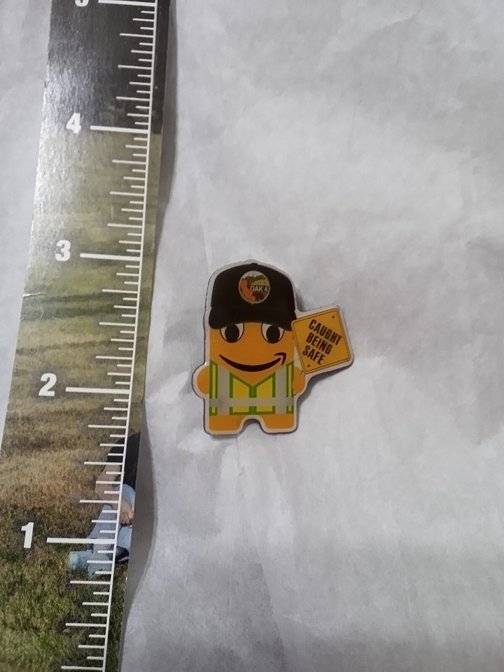 Peccy Pin Caught Being Safe Amazon Green Safety Vest Road Sign Oak4 ...