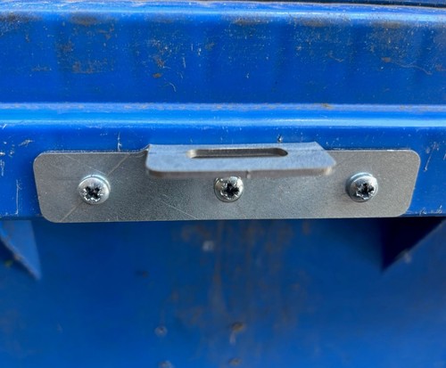 BIN LID LOCK 8" Chain & fixings included STOP ID THEFT No Padlock | eBay UK