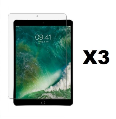 3 X SCREEN PROTECTOR FOR APPLE iPad Air 3 (10.5 Inch) 2019 3RD GEN ANTI ...