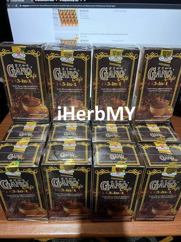 Gano Excel Cafe 3 in 1 Coffee Ganoderma Reishi Halal - Free Express ...