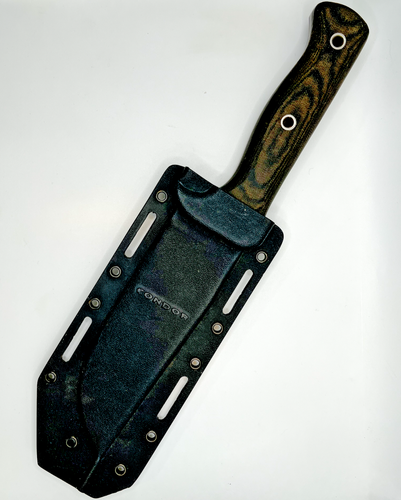 Condor Crotalus Knife Micarta Handle Stripped with Patina | eBay