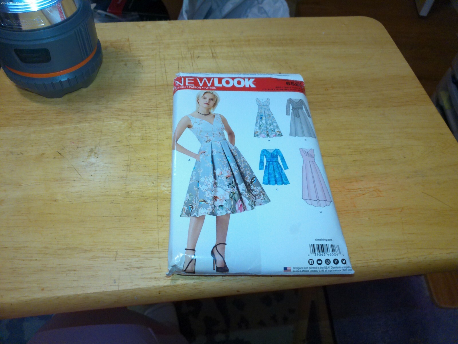 New Look 6526 Sewing Pattern Misses Dresses with Sleeve & Length ...