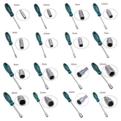 Quality Hex Nut Key Anti-slip Handle Wrench Socket Driver Screwdriver ...