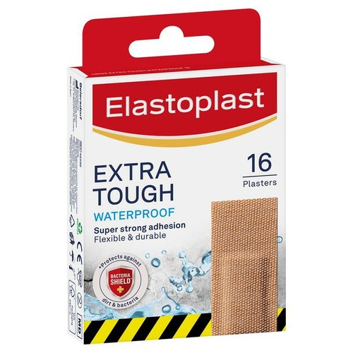 Elastoplast Extra Tough Waterproof Plaster Hi Dry Tex-Technology 16 ...