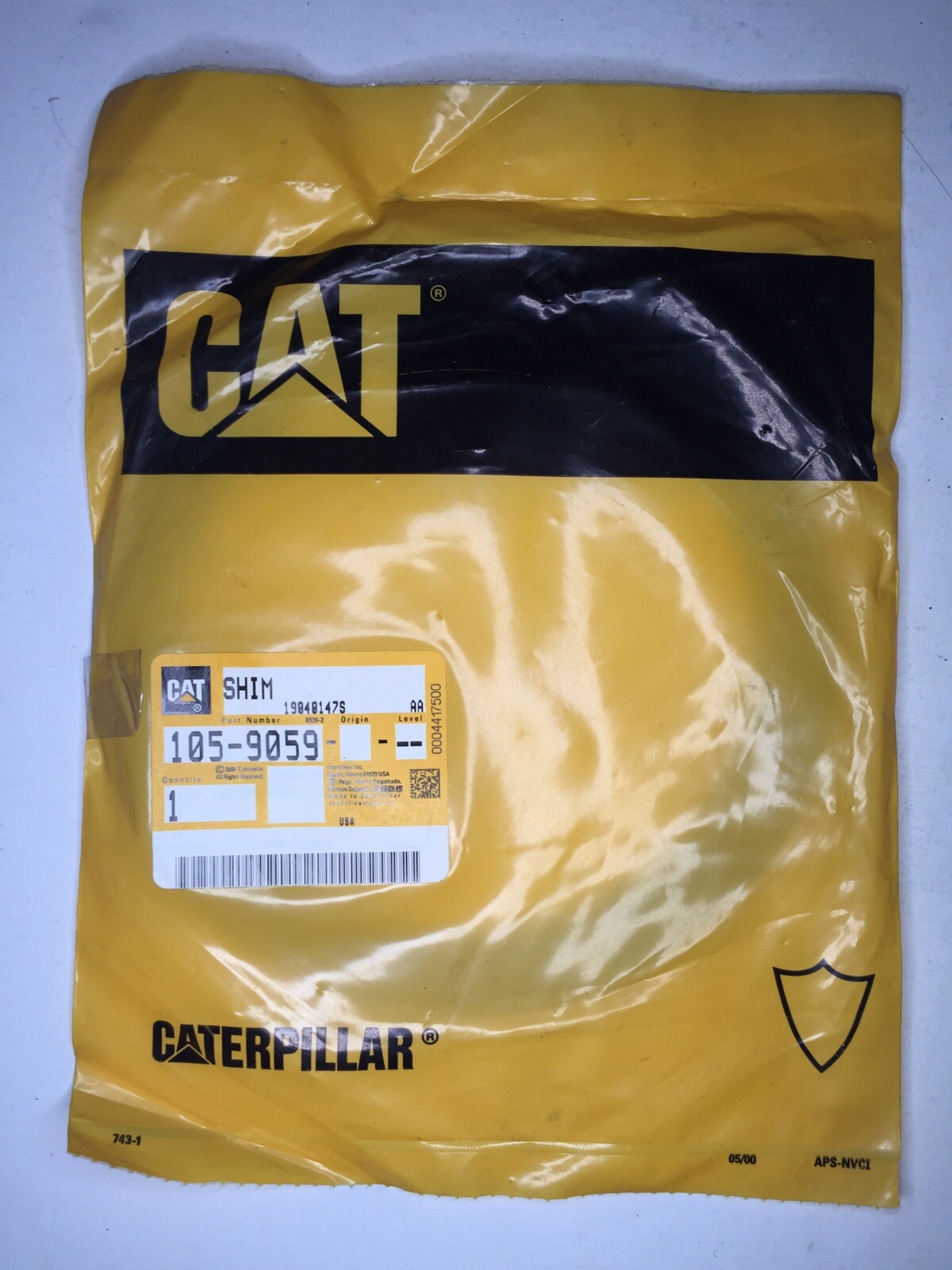 Caterpillar Oem Shim 105-9059. Cat Nos Shim 1059059. | eBay