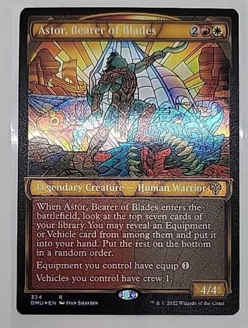 MTG Astor, Bearer of Blades (334/516) Dominaria United FOIL | eBay