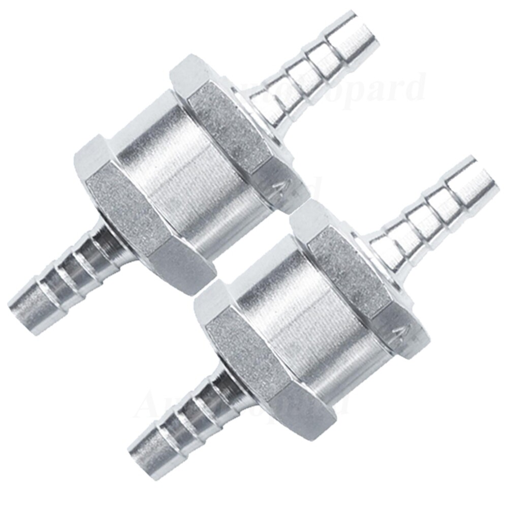 5/16" Fuel Check Valve one Way Inline Non Return Diesel Gasoline Silver ...