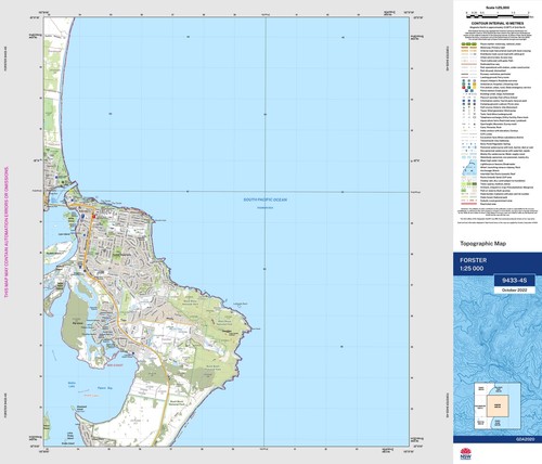 Forster 9433-4S Topographic Map 1:25k | eBay