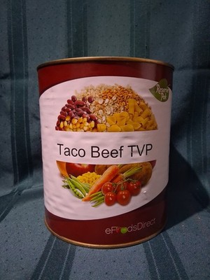 Reserve Pak Taco Beef TVP 3 lb Can WP661 | eBay