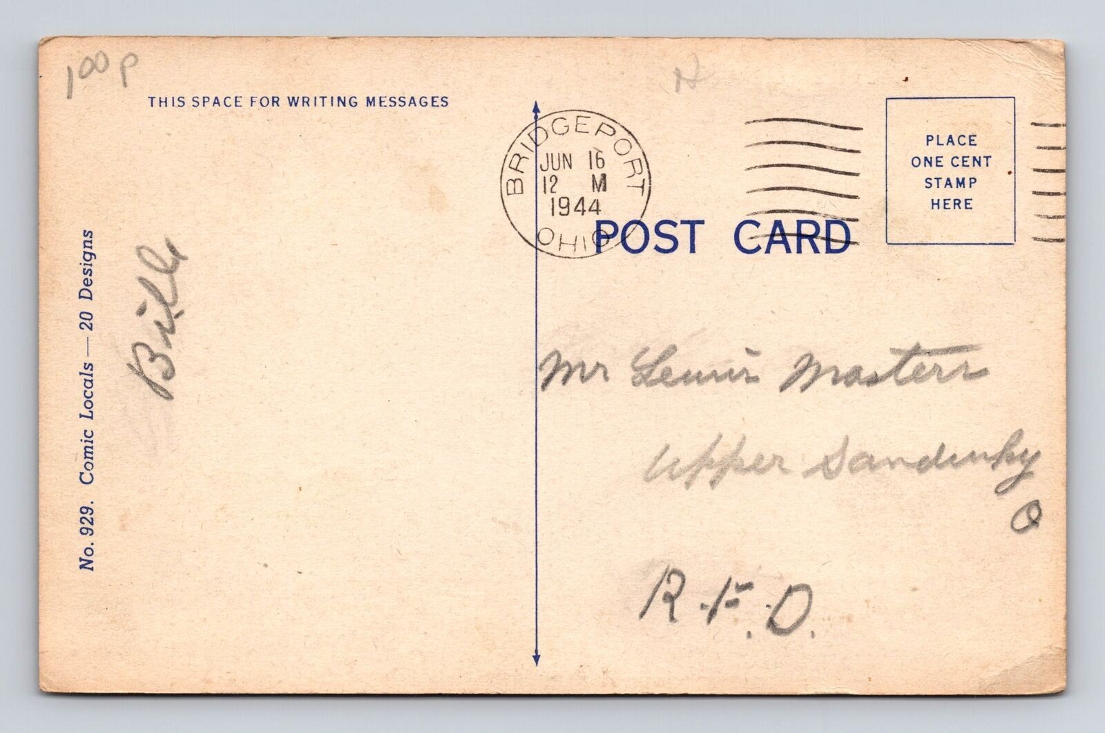 Lansing OH-Ohio, General Greetings, Humorous, Pigs, Vintage c1944 ...