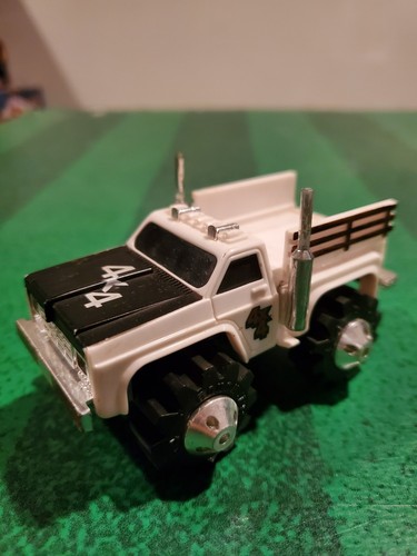 Vintage 1981 LJN Rough Riders 4x4 Stake Pickup Truck White Lights Up ...